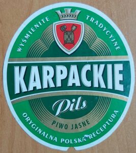 Drink Label: Karpackie Pils (Browar Van Pur, PolandCol:PL-BEER-011026