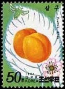 Stamp: Prunus ansu (Korea, North(Apricots) Mi:KP 3913,Sn:KP 3613,Yt:KP ...