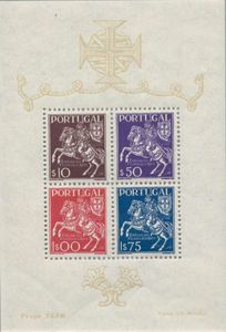 Stamp: Post Rider in the Middle Ages (Portugal) (3rd Philatelic ...