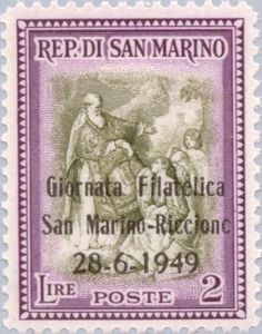 Stamp: Stamp Day - San Marino Riccione 1949 (San Marino(Stamp ...