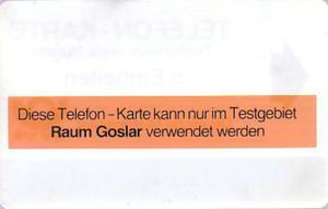 Phonecard: Deutsche Bundespost - Telefon-Karte 80 (Test, Proof, Sample ...