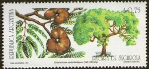 Stamp: Pacará (Enterolobium contortisiliquum) (Argentina(Trees - 1993 ...