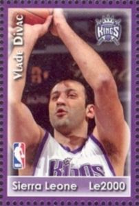 Stamp: Vlade Divac (Sierra Leone(Basketball) Mi:SL 4703,Sn:SL 2758,Sg ...