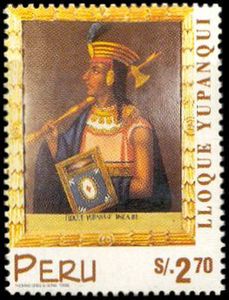 Stamp: Inca Rulers - Lloque Yupanqui (Peru(Inca rulers) Mi:PE 1640,Sn ...