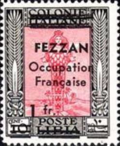 Timbre: Stamp Libya 1921-1932 (Fezzan(Libya stamps Overprinted FEZZAN ...