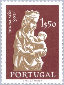 Stamp: Maria with Child (Portugal) (Mother's Day) Mi:PT 855,Sn:PT 823 ...