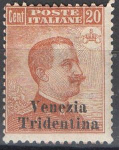 Stamp: Italian Occupation of Trentin (Italy - Occupation of Trentino ...