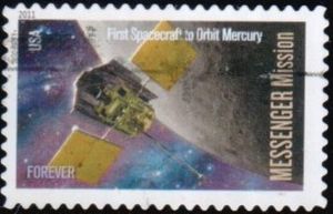Stamp: MESSENGER Mission (United States of America(Mercury Project ...