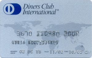 Bank Card: Diners Club International – 01/02 (Diners Club Bulgaria ...