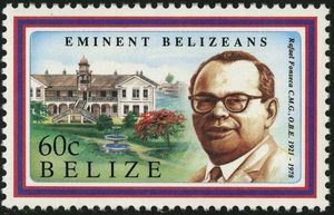 Stamp: Rafael Fonseca (Belize) (Famous Belizeans) Mi:BZ 1091,Sn:BZ 992 ...
