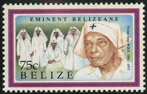 Stamp: Vivian Wilhelmina Myvett Seay (1881–1971) (Belize(Famous ...