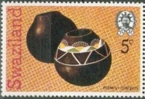 Stamp: Pottery - Clay Pots (Eswatini (Swaziland)(Handicrafts) Mi:SZ 296 ...