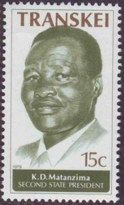 Stamp: Chief Matanzima (Transkei(Inauguration of Second State President ...