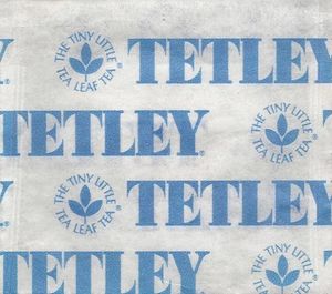 Tea Bag: The Tiny Little Tea Leaf Tea, light blue (Tetley, United ...