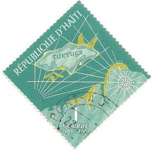 Stamp: Map of Tortuga Island (Haiti(Tourism. History of Tortuga Island ...