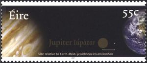 Stamp: Jupiter (Ireland) (The Planets) Mi:IE 1759A,Sn:IE 1719,Sg:IE ...