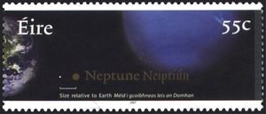 Stamp: Neptune (Ireland) (The Planets) Mi:IE 1760A,Sn:IE 1720,Sg:IE ...
