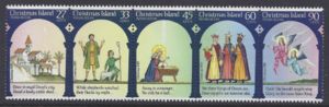 Stamp: Christmas Carols 1985 (Christmas Island(Christmas 1985) Mi:CX ...