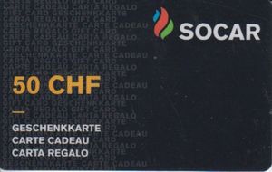 Geschenkkarte: Socar Symbol (Socar, Schweiz(Socar) Col:CH-Socar-02