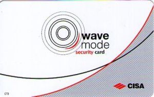 Hotel Card: CISA - Wave mode security card - CT3 (CISA (Manufacturer ...