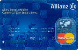 Tarjeta de Banco: Allianz Bank MasterCard Blue - 06/03 (Allianz Bank ...
