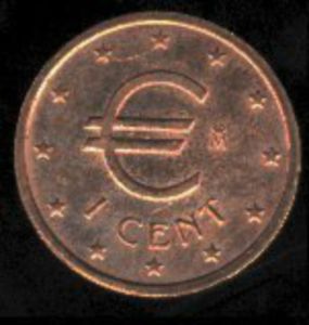 Ficha: 1 Cent Ecu (Euro en Prueba) (España) (Euro Test, Specimen ...