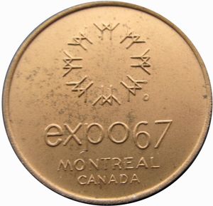 Token: Expo 67 Montreal Canada (Canada(Private Issues) Col:CA-000038