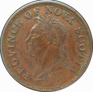 Token: Nova Scotia - One Penny Token (Canada(Canadian Colonial Tokens ...