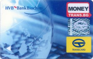 Bank Card: HVB Bank Biochim Transcard Money Trans (HVB Bank Biochim ...