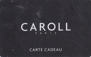 Gift Card: Caroll Paris (Caroll, France(Caroll) Col:FR-Caroll-001a