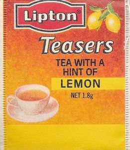 Tea Bag: Tea with a hint of Lemon (Lipton, Australia(Teasers) Col:TB-AU ...