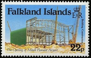 Stamp: Building Construction (Falkland Islands(Opening of Mount ...