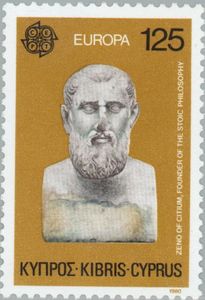 Stamp: Notable Cypriots - Zenon of Kitium (Cyprus(Europa (C.E.P.T ...
