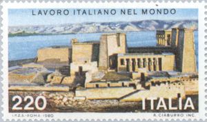 Stamp: Italian Work for the World (Italy(Italian work in the world (1st ...