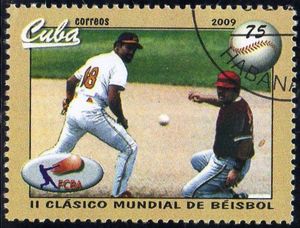 Stamp: Missed Ball (Cuba(World Baseball Classic Championship, 2nd Ed ...