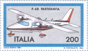 Stamp: Partenavia (Italy(Italian Aircraft) Mi:IT 1753,Sn:IT 1462,Yt:IT ...