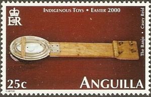 Stamp: Banjo (Anguilla(Easter 2000) Mi:AI 1038,Sn:AI 1011,Yt:AI 953,Sg ...