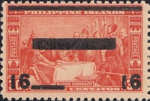 Stamp: Blood compact in 1565 (Philippines, Japanese OccupationMi:JP-PH ...