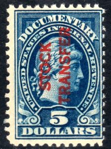 Stamp: Stock Transfer - Liberty (United States of America: Revenue ...