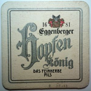 Beer Coaster: Eggenberger (Schloss Eggenberg, AustriaCol:AT-001118 🍺