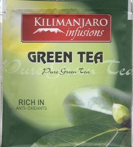 Tea Bag: Green Tea Pure Green Tea (Kilimanjaro infusions, TanzaniaCol ...