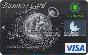 Bank Card: Visa Business (Otp Bank, UkraineCol:UA-VI-0457.01