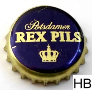 Bottle Cap: Potsdamer Rex Pils (Berliner Kindl Brauerei, Germany, Federal RepublicCol:BE-DE-01389