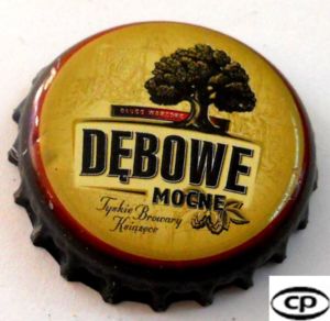 Tapa de botella: Debowe Mocne (Tyskie Browary Książęce, PoloniaCol:BE ...
