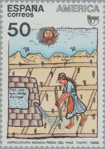 Stamp: Inca Agriculture (Spain(America UPAEP (1989)) Mi:ES 2915,Sn:ES ...