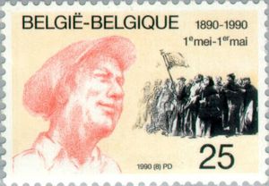 Stamp: Labour Day (BelgiumMi:BE 2418,Sn:BE 1342,Yt:BE 2366,Sg:BE 3021 ...