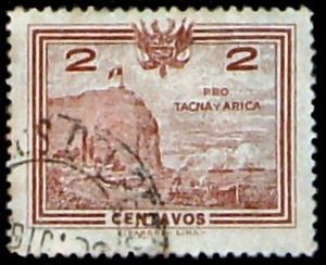 Stamp: Morro of Arica (Peru(Plebiscite Issue) Mi:PE Z5,Sn:PE RA8,Yt:PE ...