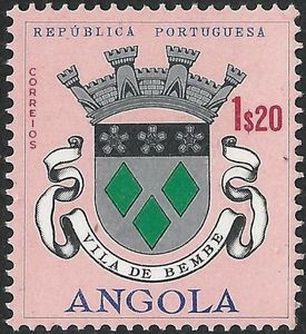 Stamp: Vila de Bembe (Angola(Civic Arms (2nd.series)) Mi:AO 477,Sn:AO ...