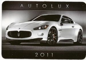 Calendrier de poche: Autolux (Russie(Cars) Col:RUS-2011-Car-003.10 📅