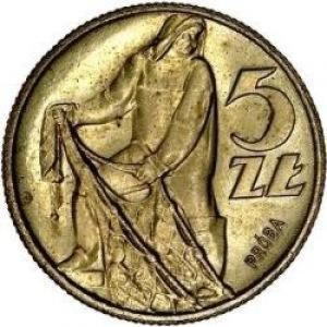 Moeda: 5 Złotych (PRÓBA) (Polônia(1952 ~ 1989 - República Popular da Polônia (prova de cunho ...